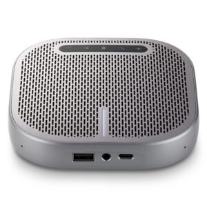 ViewSonic VB-AUD-201 Portable Wireless Conference Speakerphone with 360 Omnidirectional Sound Pickup, Reverse Charging, Bluetooth 5.0, Noise Cancellation for Home Office and Remote Meetings