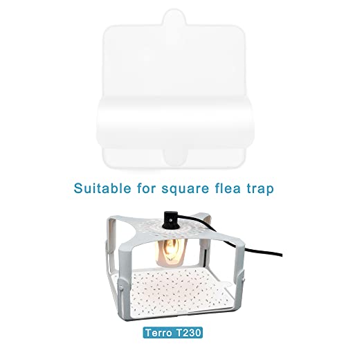 12 Pack Flea Trap Refill Discs 6" Replacement Glue Boards for Terro T230 T231 Square Flea Bed Bug Traps for Inside Your Home, Sticky Pads for Fleas, Bugs, Flies, Mosquitos, etc