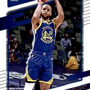 Stephen Curry 2021 2022 Panini DONRUSS Series Mint Basketball Card #68 Picturing Him in His Blue Golden State Warriors Jersey