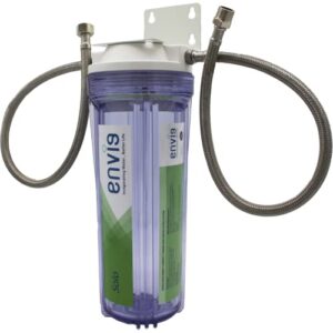 Envig Solo Clear 1P Under Sink Water Filter, Direct Connect, Premium Sintered Coconut Shell Activated Carbon, Standard Filter Housing