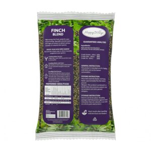 Happy Wings Finch Blend Bird Food, Mix of Sunflower Hearts/Kernels and Nyjer Seed, 5 Pounds | No Grow Seed | Bird Seed for Wild Birds