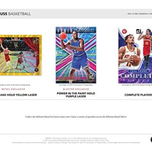 NBA 2021-22 Donruss Basketball Trading Card MEGA Box [20 Packs, Holo Teal Laser Parallels]