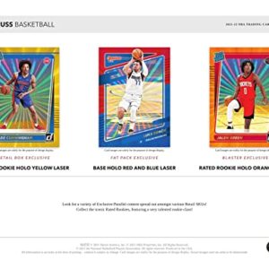 NBA 2021-22 Donruss Basketball Trading Card MEGA Box [20 Packs, Holo Teal Laser Parallels]