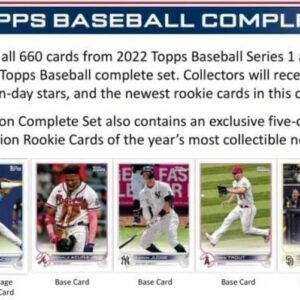 2022 Topps Baseball Factory Retail Set (660 Cards: 5 Rookie Variation Cards)