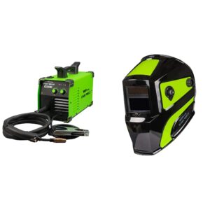 forney easy weld 261, 140 fc-i welder + forney 55732 easy weld series velocity adf welding helmet