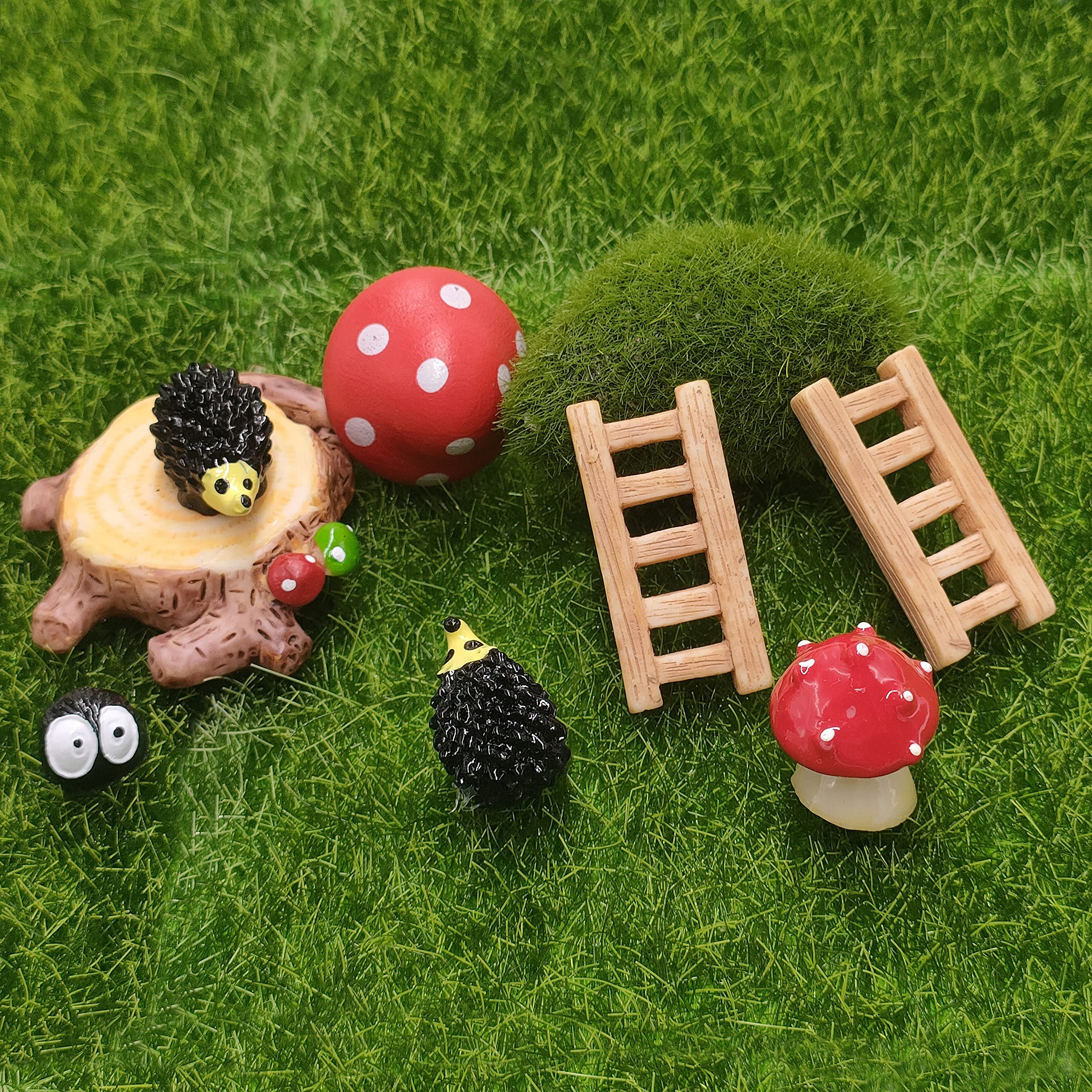 35Pcs Miniature Garden Ornaments Set, Miniature Figurines, Fairy Garden Accessories, Fairy Garden Supplies Fairy Garden Animals for Fairy Garden, Micro Landscape Plant Pots Bonsai Craft Decor