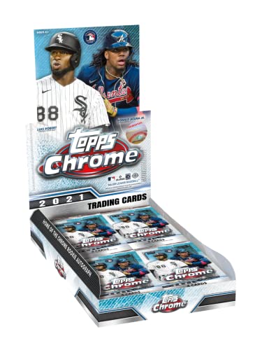 2021 Topps Chrome Baseball Sealed Hobby Box Lite 16 Packs Per Box 4 Cards Per Pack