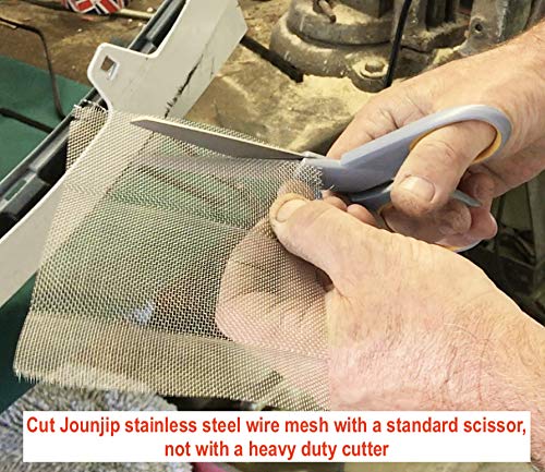 JOUNJIP 7-Color LDPE Welding Rods + Wire Mesh - Includes a 2-Pack of Reinforcing Stainless Steel Mesh and 35 Flat, LDPE Plastic Welding Rods in 7 Colors - For Use with Jounjip Plastic Welding Kit