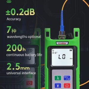 KomShine KPM-35 Optic Fiber Power Meter with Measurement Range -70~+10dBm, Self Calibration Function