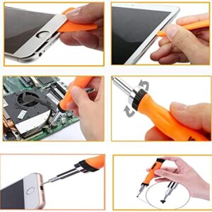 Small Ratchet Screwdriver Set, JAKEMY 20 In 1 Mini Screwdriver Set Electronics Repair Tool Kit for iPhone, MacBook, Laptop, Smartphone, Eye Glasses, Watch, Toys, RC Car, Bell Ring