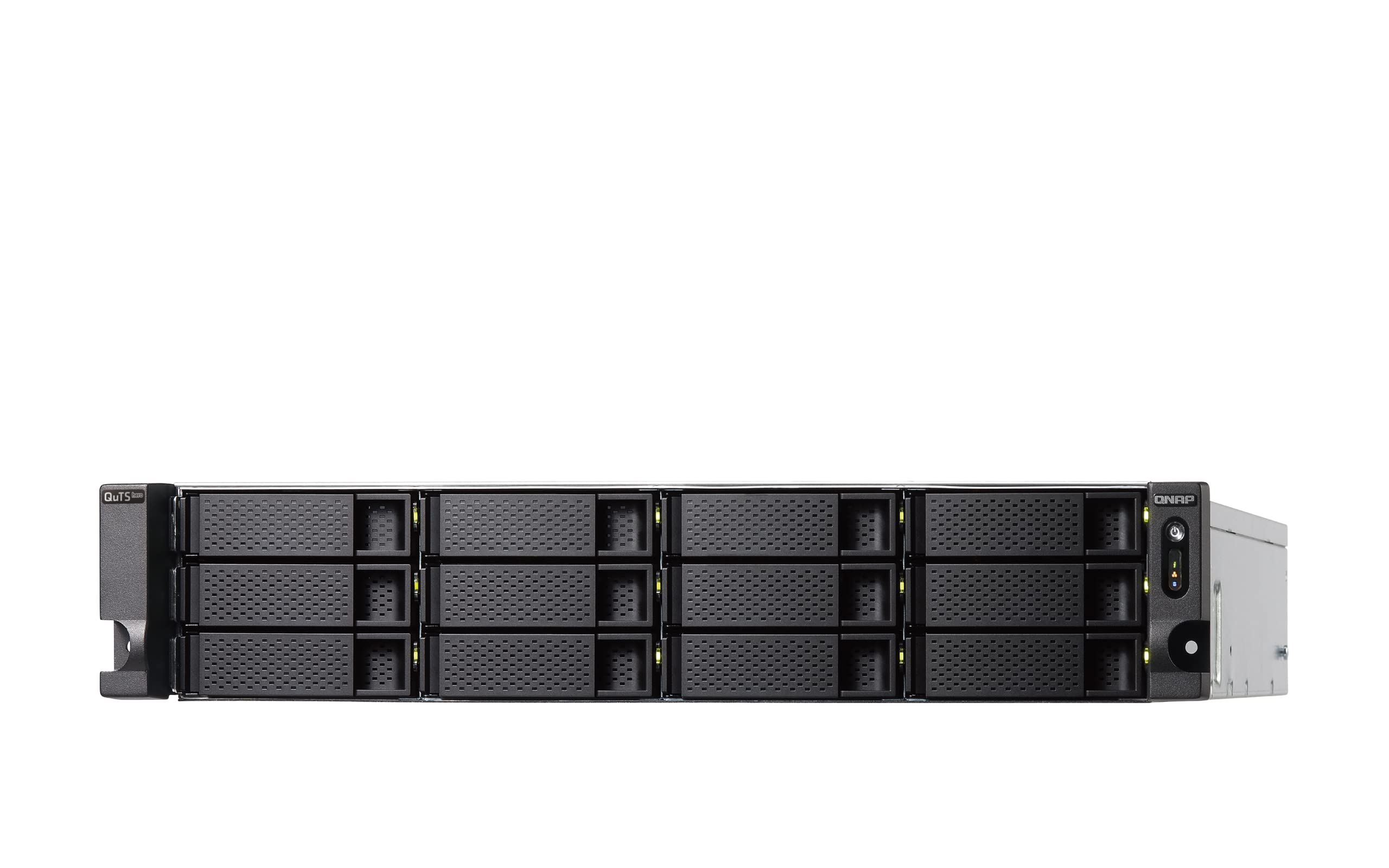 QNAP TS-h1886XU-RP-R2-D1622-32G-US 18 Bay rackmount NAS with Intel® Xeon® Processor, 32GB DDR4 ECC RAM, 10GbE-Ready and ZFS Storage for virtualization and Data-Intensive Enterprise Applications