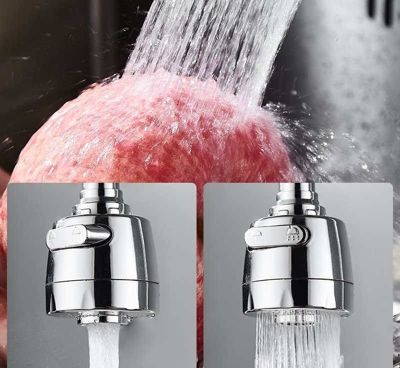 Kitchen Sink Faucet Aerator Sink Faucet Sprayer Attachment 360° Rotatable Faucet Sprayer Head Replacement for Kitchen, Faucet Sprayer Attachment, Faucet Adaptor– 2 Modes Adjustment