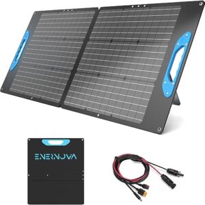 enernova portable solar panel 80w for solar generator power station foldable ip68 waterproof