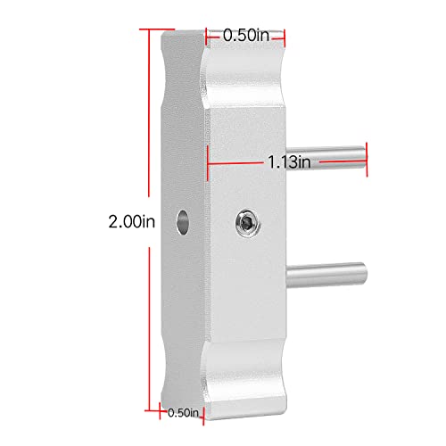 Aluminum Self-Centering Scribe/Knife Makers Center Scribe/Center Line Scribing Marking Tool for Metal