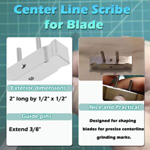 Aluminum Self-Centering Scribe/Knife Makers Center Scribe/Center Line Scribing Marking Tool for Metal