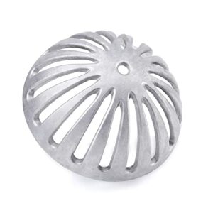 floor sink strainer, floor drain strainer, heavy duty aluminum dome drain cover, floor drain cover for restaurant, home, outdoor garden, kitchen, bar, buffet or food service, 5-1/2" w x 2-1/4"h(1pcs)