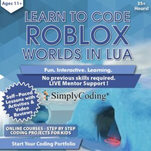 roblox coding for kids: learn to code in lua - computer programming for beginners roblox gift card with digital pin code, ages 11-18, (pc, mac, chromebook compatible)