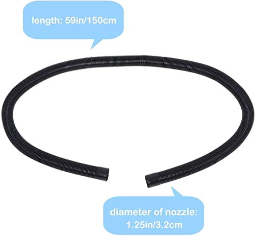 1.25'' Pool Pump Replacement Hose Compatible with Filter Models 800 GPH, 530 GPH, 300 GPH Pool Pump for Above Ground Pools 59'' with 41'' Long Pool Pump Replacement Hose