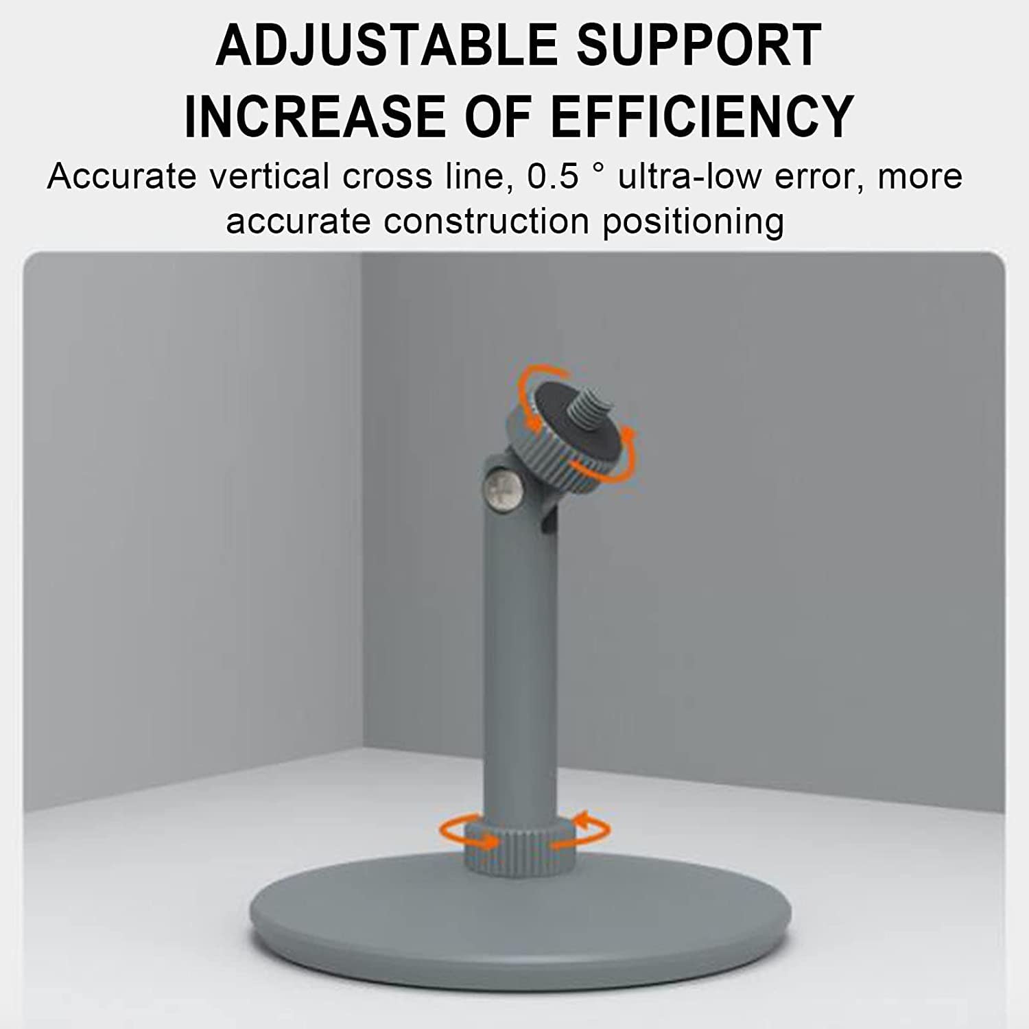 L-as-er Protractor Digital Inclinometer - Multifunction L-as-er Angle Ruler with Bi-Directional,Large LCD Screen Angle Finder Multifunction for Fast,Precise&Professional Results (Dual_Laser+Tripod)