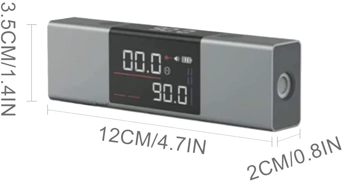 L-as-er Protractor Digital Inclinometer - Multifunction L-as-er Angle Ruler with Bi-Directional,Large LCD Screen Angle Finder Multifunction for Fast,Precise&Professional Results (Dual_Laser+Tripod)