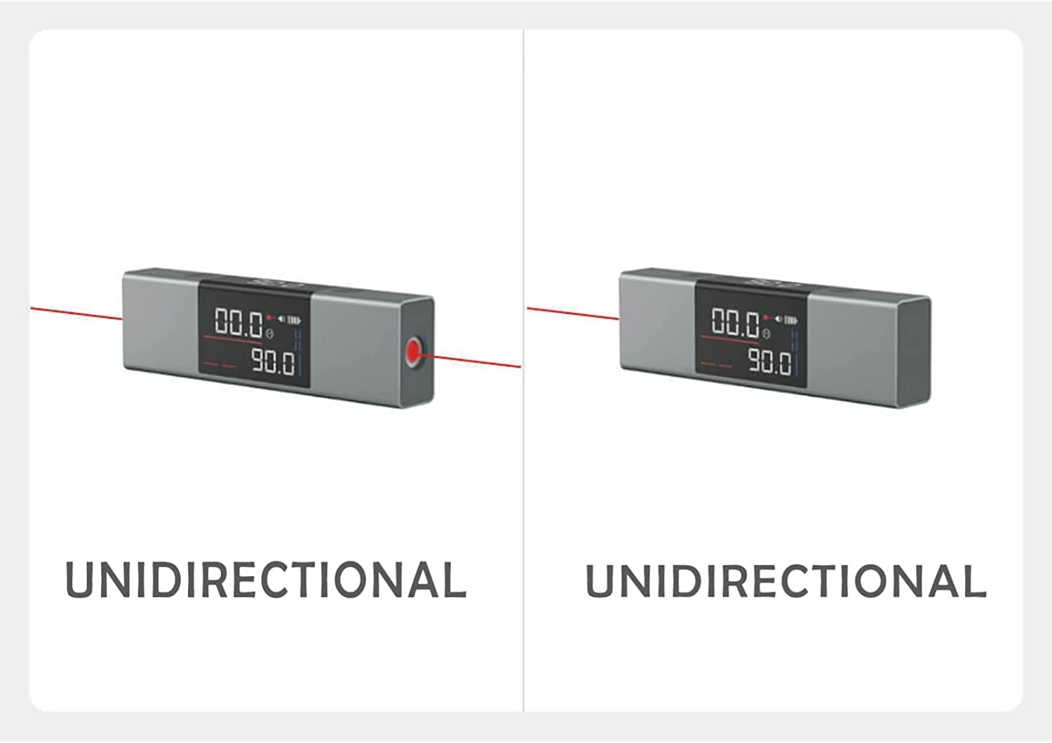 L-as-er Protractor Digital Inclinometer - Multifunction L-as-er Angle Ruler with Bi-Directional,Large LCD Screen Angle Finder Multifunction for Fast,Precise&Professional Results (Dual_Laser+Tripod)