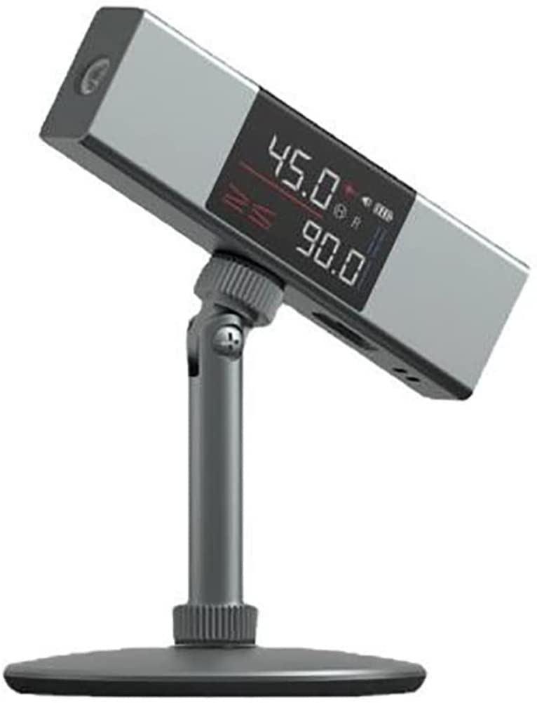 L-as-er Protractor Digital Inclinometer - Multifunction L-as-er Angle Ruler with Bi-Directional,Large LCD Screen Angle Finder Multifunction for Fast,Precise&Professional Results (Dual_Laser+Tripod)