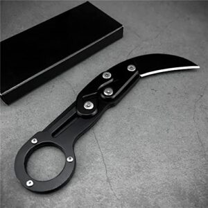 Tattva Tactical Folding Karambit Multipurpose Cutting Tool Black