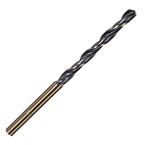 FOCMKEAS 9mm Twist Drill Bit High Speed Steel 4341 Straight Shank Gold and Black Coated Drilling Bits for Home Improvment DIY, Metal/Wood/Plastic