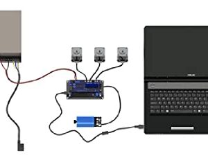 3 Axis GRBL 1.1f 32-Bit Controller-Control-Board Stepper Motor Support Offline Dual Y-axis USB Drive Board for Woodworking Engraving Machine, CNC Router, Laser Engraving Machine