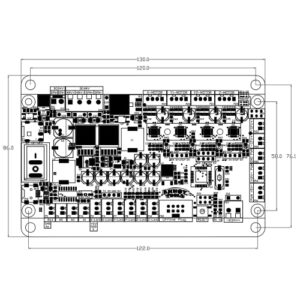 3 Axis GRBL 1.1f 32-Bit Controller-Control-Board Stepper Motor Support Offline Dual Y-axis USB Drive Board for Woodworking Engraving Machine, CNC Router, Laser Engraving Machine