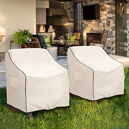 KylinLucky Patio Furniture Covers Waterproof for Chairs, Lawn Outdoor Chair Covers Fits up to 35 W x 38 D x31 H inches 2Pack