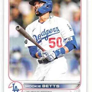 2022 Topps #50 Mookie Betts Los Angeles Dodgers Official MLB Baseball Trading Card in Raw (NM or Better) Condition