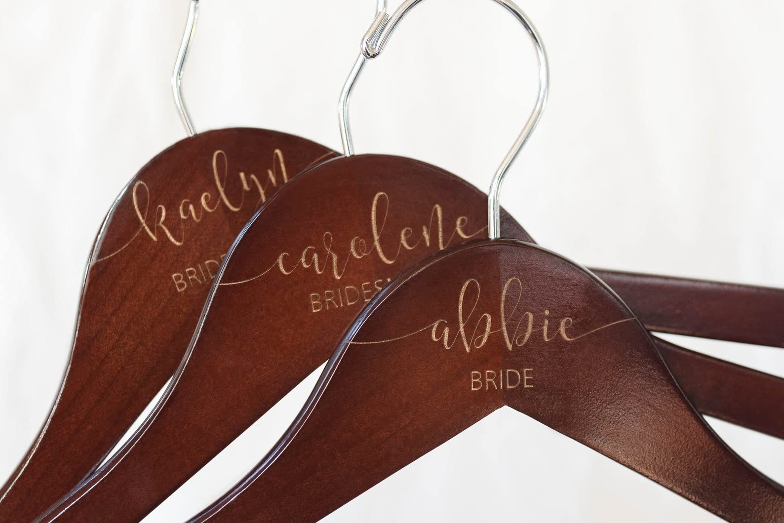 Personalized Bridesmaid Hangers - Wedding Hanger - Bridal Dress Hanger HG100