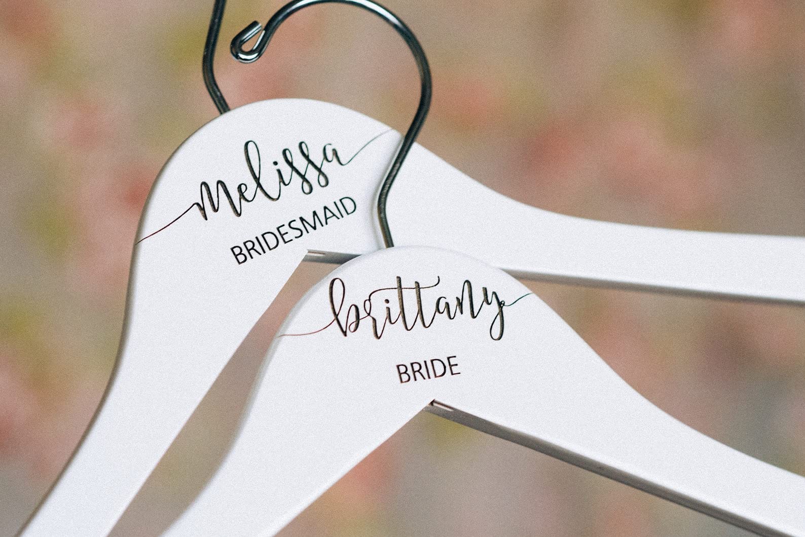 Personalized Bridesmaid Hangers - Wedding Hanger - Bridal Dress Hanger HG100