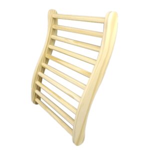 hjjkkh s-shape sauna backrest,natural pine wood sauna chair for home hotel sauna room,no stains sauna backrest,sauna accessories