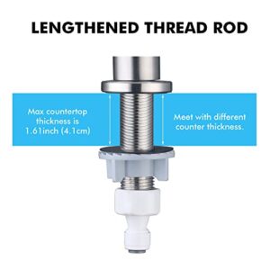 Reverse Osmosis Faucet Lead-Free Kitchen Water Filter Faucet for RO Drinking Water Filtration Systems SUS304 Stainless Steel Drinking Water Faucet