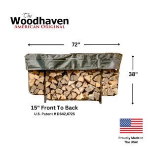 Woodhaven 6ft Courtyard Firewood Log Rack