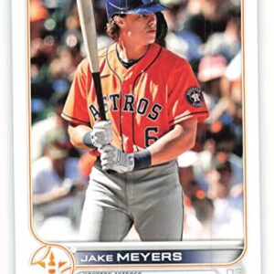 2022 Topps #295 Jake Meyers RC Rookie Houston Astros Series 1 MLB Baseball Trading Card