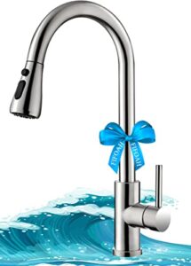 fifoah kitchen sink faucets with pull down sprayer, stainless steel brushed nickel kitchen faucets, single handle faucet with pullout sprayer, modern kitchen faucet for rv bar farmhouse sink