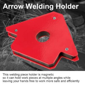 Welding Magnetic Holder 25 LBS Angle Arrow Soldering Locator Welding Magnetic Holder Welder Soldering Tool Accessories