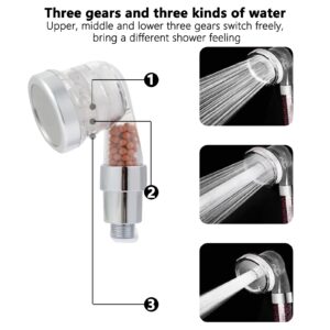 Socila Clear Sprayer Head 3 Function With Filter For Shampoo Bowl, High Pressure And Water Saving, Filter For Dry & Frizz Hair