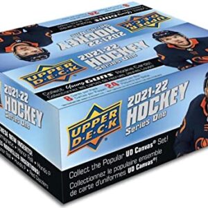 2021-22 Upper Deck Hockey Series 1 Retail Box (24 Packs/8 Cards: 6 Young Guns)