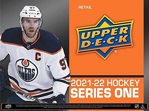 2021-22 Upper Deck Hockey Series 1 Retail Box (24 Packs/8 Cards: 6 Young Guns)