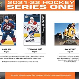 2021-22 Upper Deck Hockey Series 1 Retail Box (24 Packs/8 Cards: 6 Young Guns)