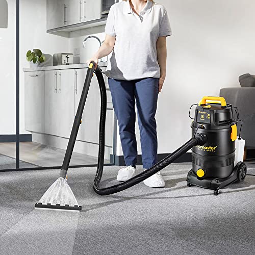 Vacmaster VK809PWR 0201 8 Gallon 5.5 Peak HP Wet/Dry/Upholstery Shampoo Vacuum Cleaner