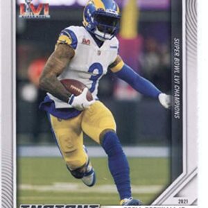 2022 Panini Instant Super Bowl LVI #6 Odell Beckham Jr Los Angeles Rams Official NFL Football Card in Raw (NM or Better) Condition