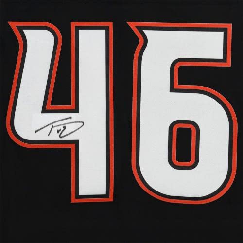 Trevor Zegras Anaheim Ducks Autographed Black Fanatics Breakaway Jersey - Autographed NHL Jerseys