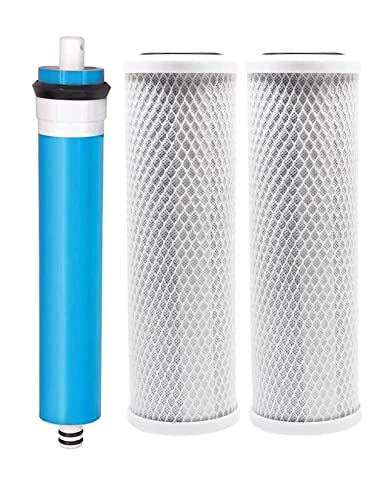 American Water Solutions Compatible for GE FX12P FX12M Compatible Filter Combo Set for GXRM10RBL RO System