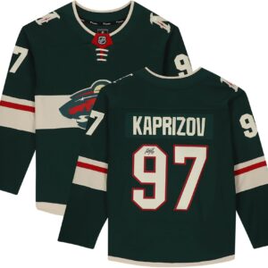 Kirill Kaprizov Minnesota Wild Autographed Green Adidas Authentic Jersey - Autographed NHL Jerseys