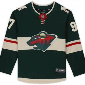 Kirill Kaprizov Minnesota Wild Autographed Green Adidas Authentic Jersey - Autographed NHL Jerseys